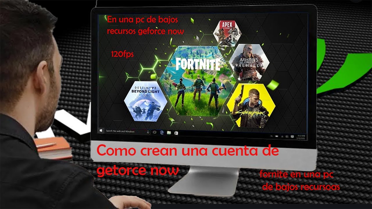 Como crear una cuenta de geForce now - YouTube