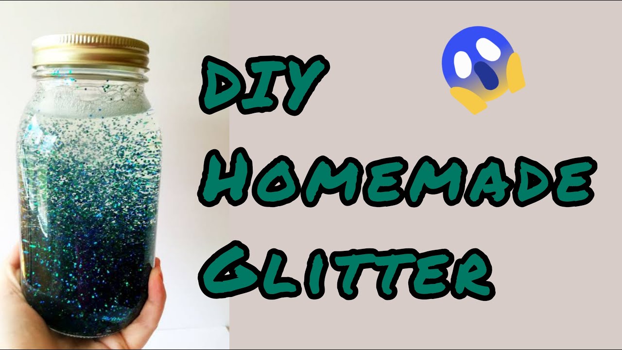 DIY Homemade Glitter | How To Make Glitter At Home | Glitter Making At ...