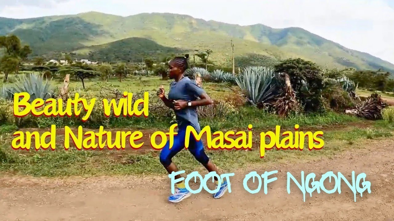 Unleashing the Wild: Running on Masai Plains the savannah on the foot of Ngong Hills - YouTube