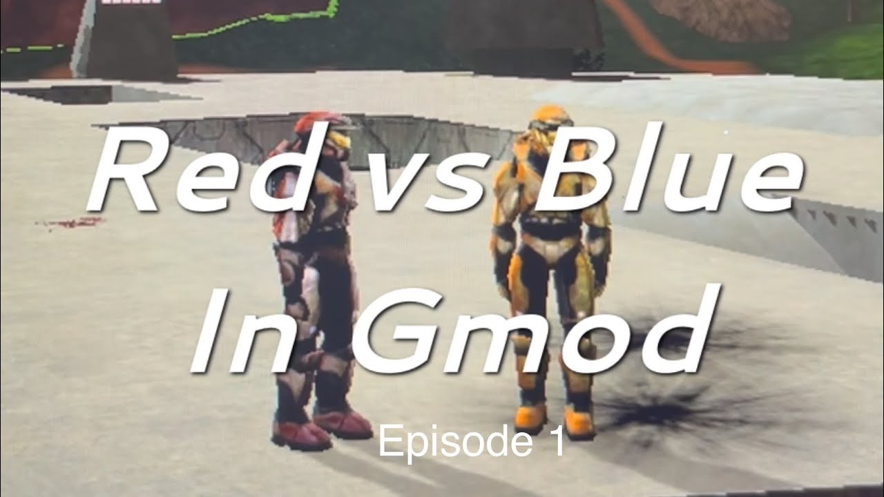 Red VS blue in Gmod: episode 1 - YouTube