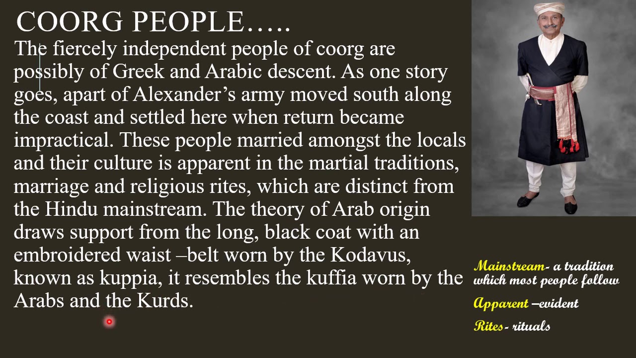 COORG II -Glimpses of India, Lesson-7, class-10, English - YouTube