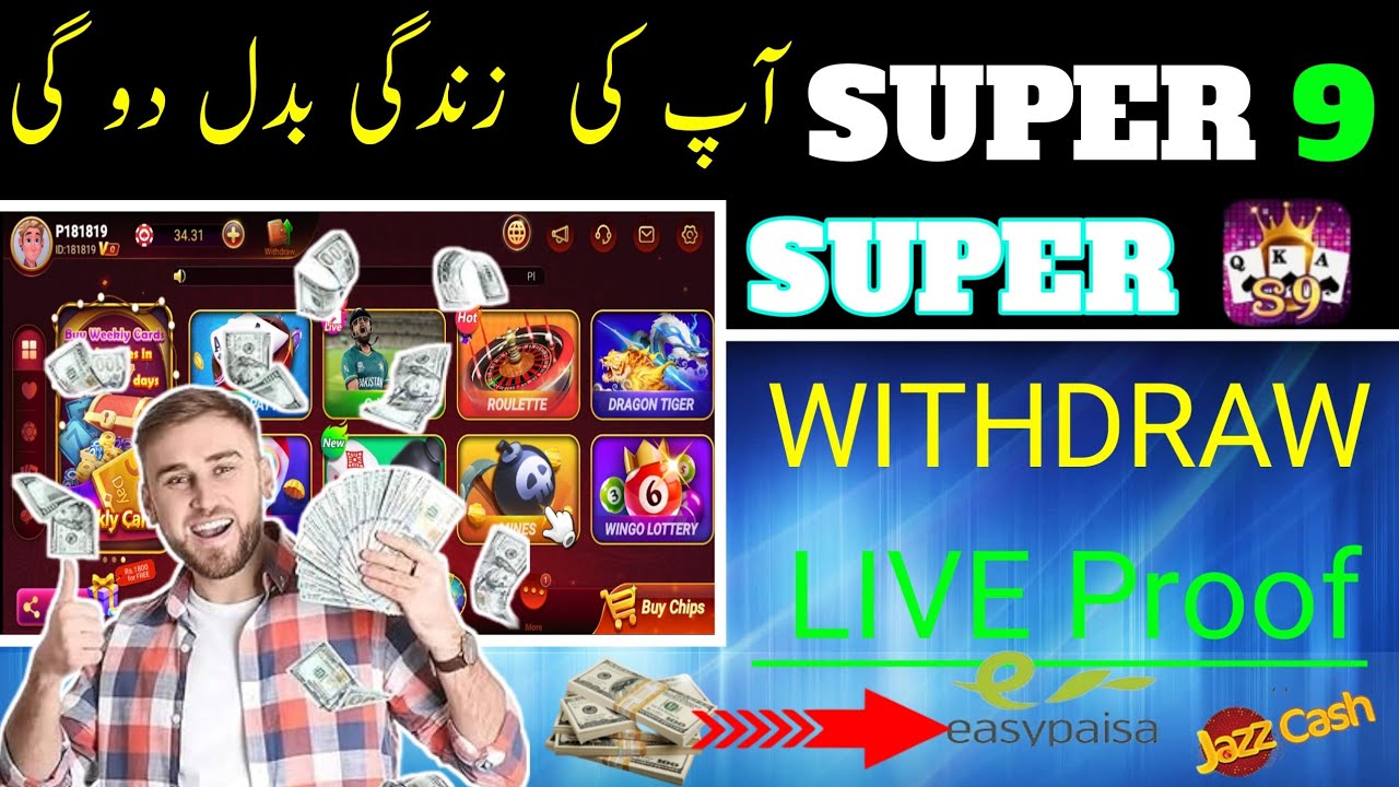 Super 9 Online Earning App Live Payment Proof || How To Earn Money From ...