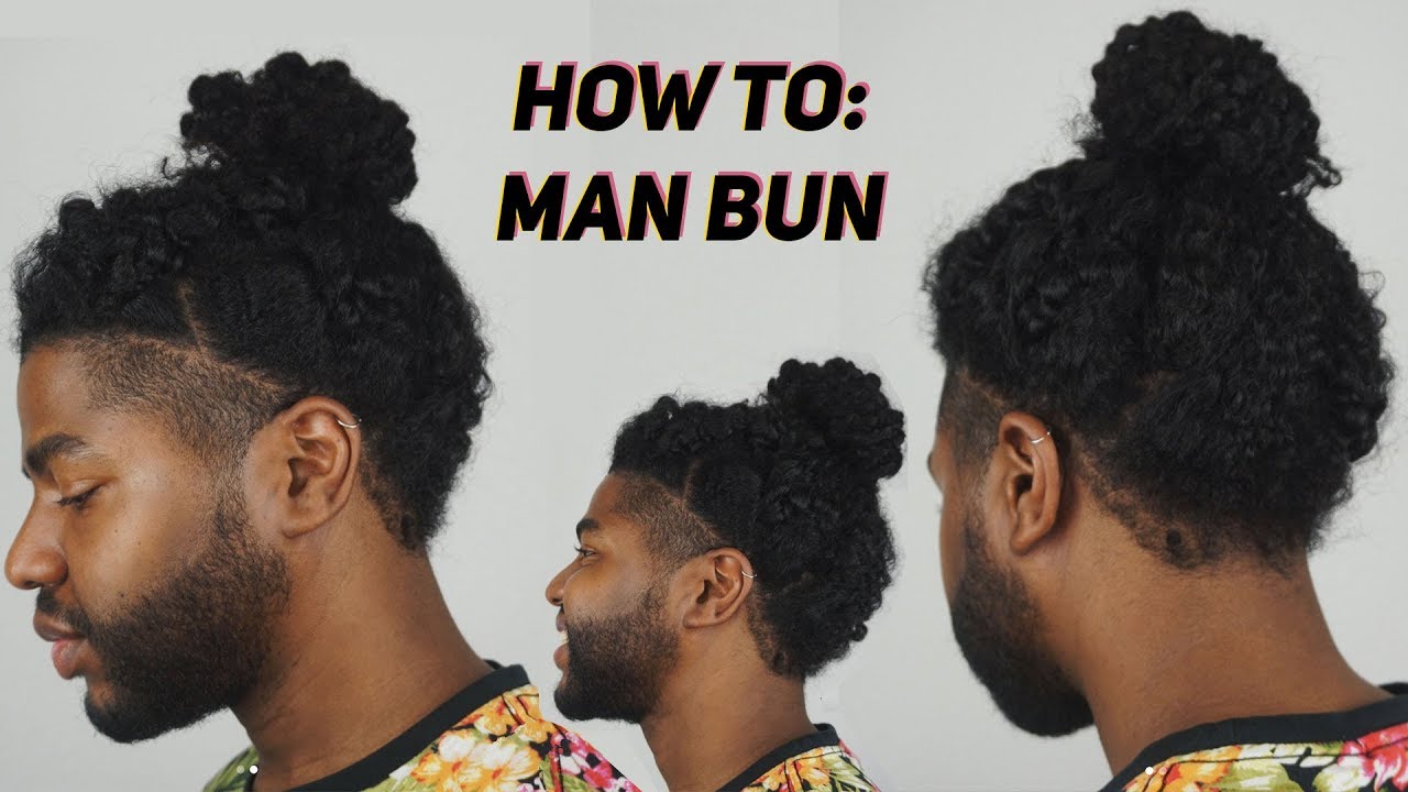 MAN BUN (with shaved sides) - TUTORIAL - YouTube