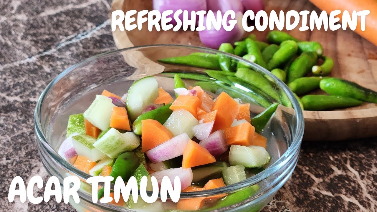 Acar Timun - Indonesian Pickled Cucumber | Butter Joy - YouTube