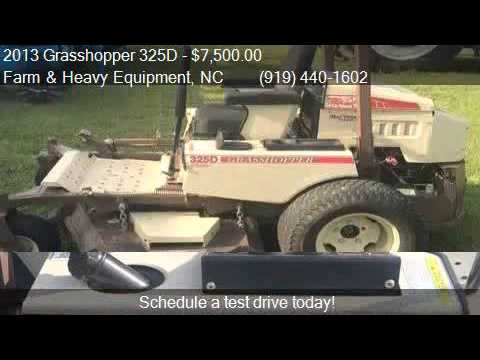 2013 Grasshopper 325D Zero Turn Mower for sale in Farm and H - YouTube