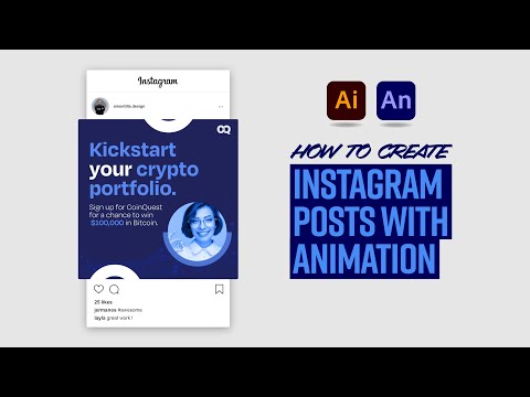 Learn how to create animated Instagram posts using Adobe Illustrator ...
