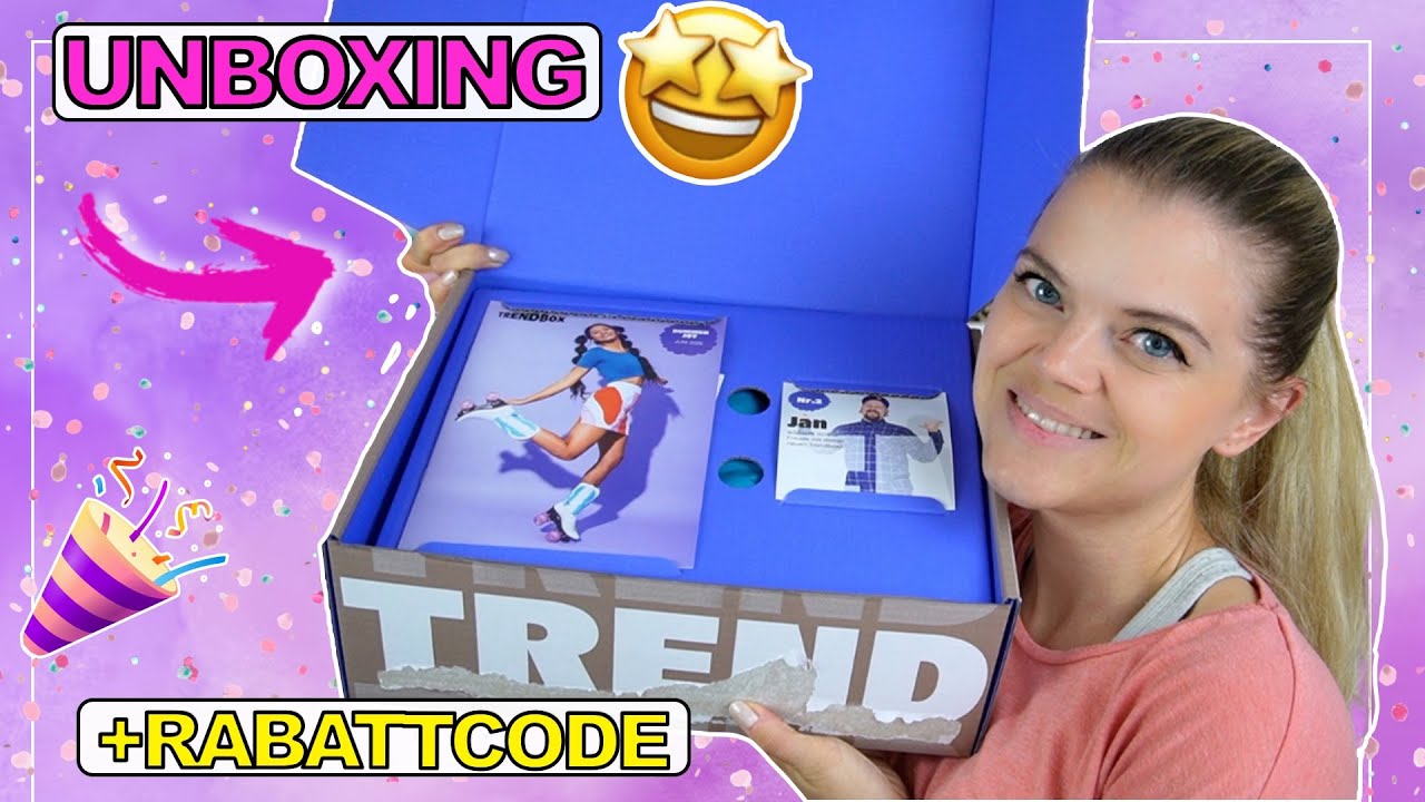 UNBOXING TREND BOX JUNI 2025 💜 +RABATTCODE - YouTube