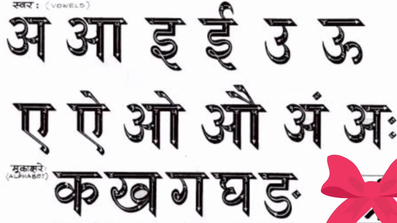 Hindi Aksharmala - YouTube