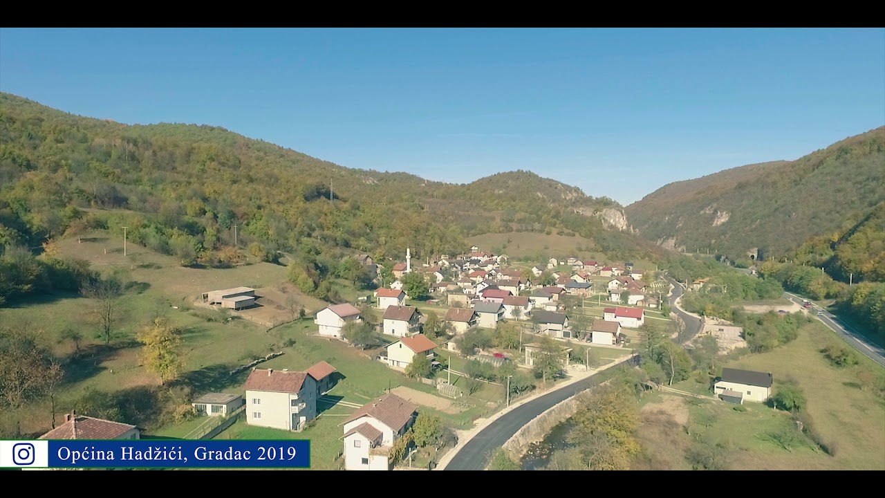 Gradac, općina Hadžići, dron snimak 2019 - YouTube