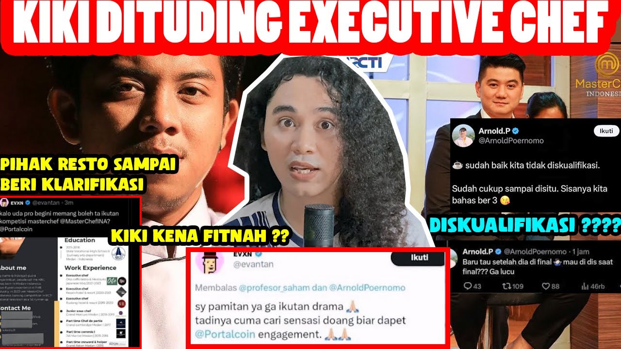 Kronologi Kiki Masterchef Indonesia Dituding Executive Chef, Chef ...