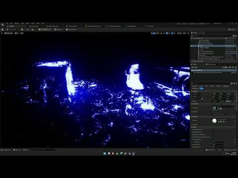Niagara particles attract and follow dynamic static mesh - YouTube