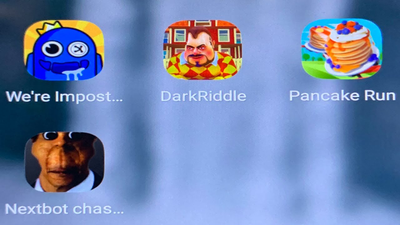 We're Impostors Kill Together,Dark Riddle,Pancake Run,Nextbot chasing ...