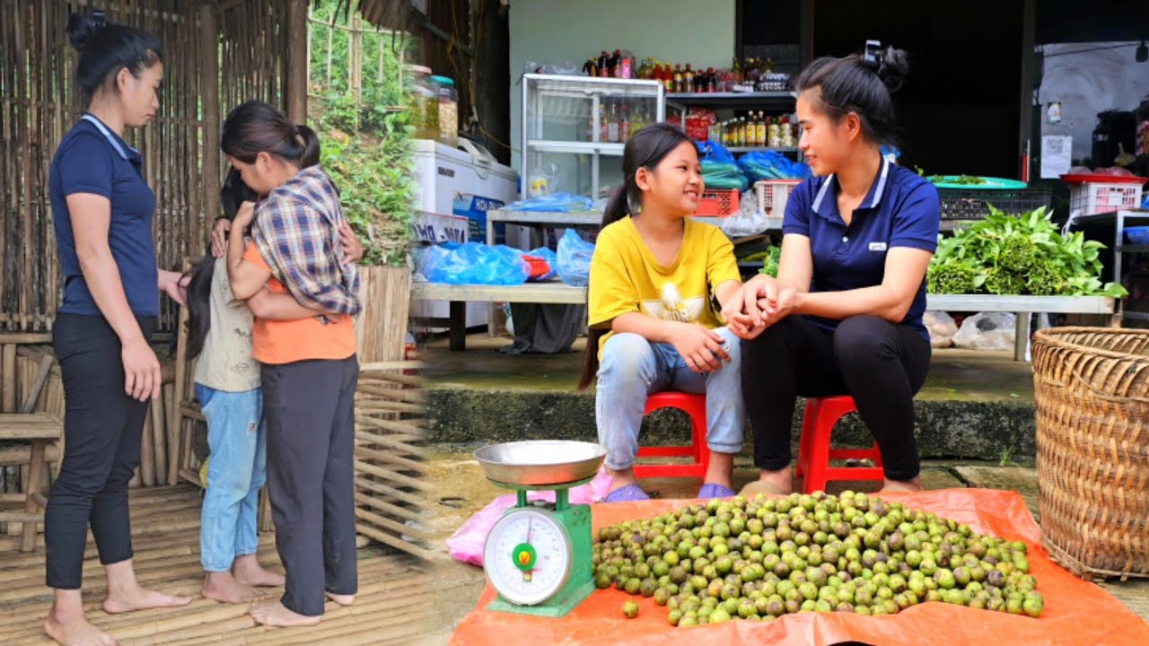 Poor Mother Goes To Work To Earn Money To Pay Debt Baby Thuy Has To ...