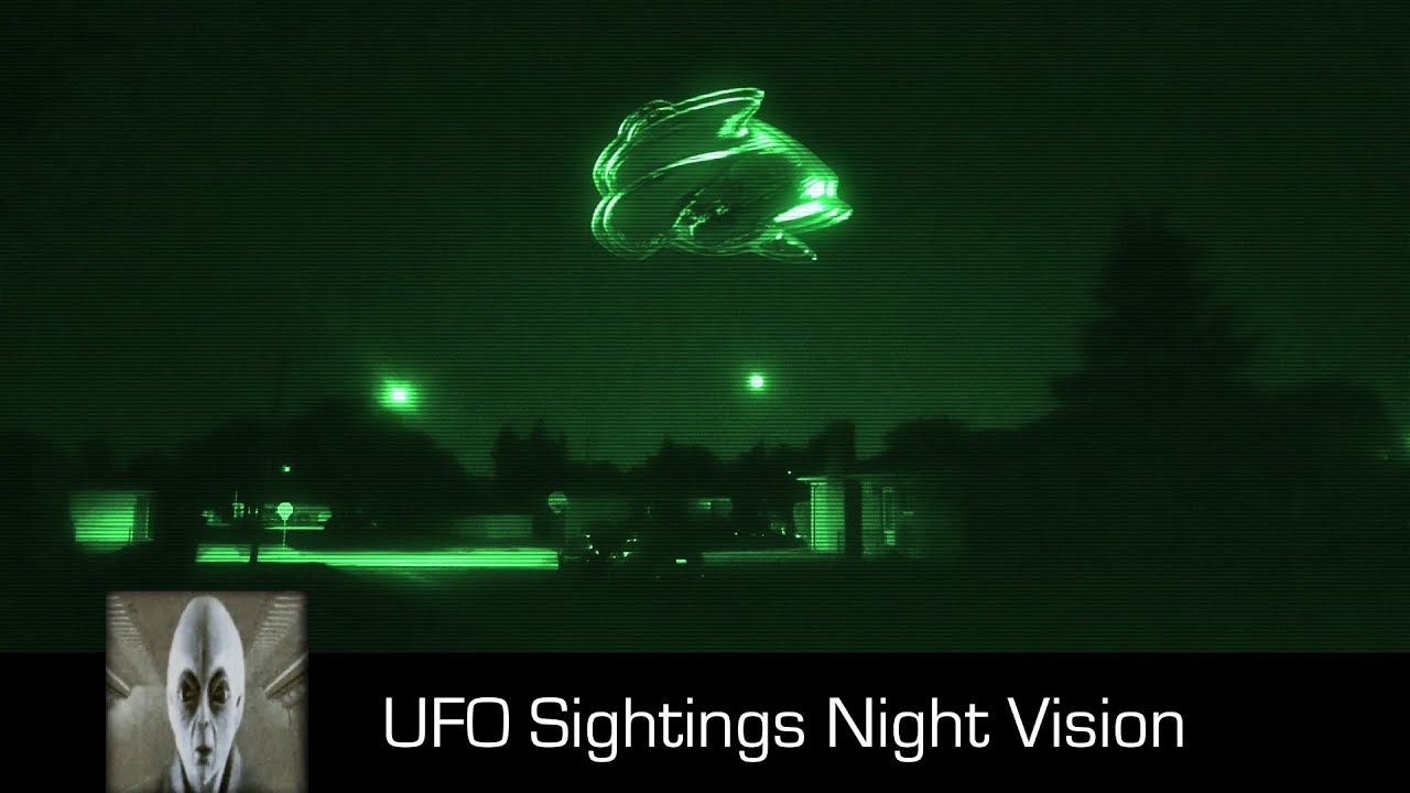 UFO Sightings Night Vision Must See Footage August 2017 - YouTube