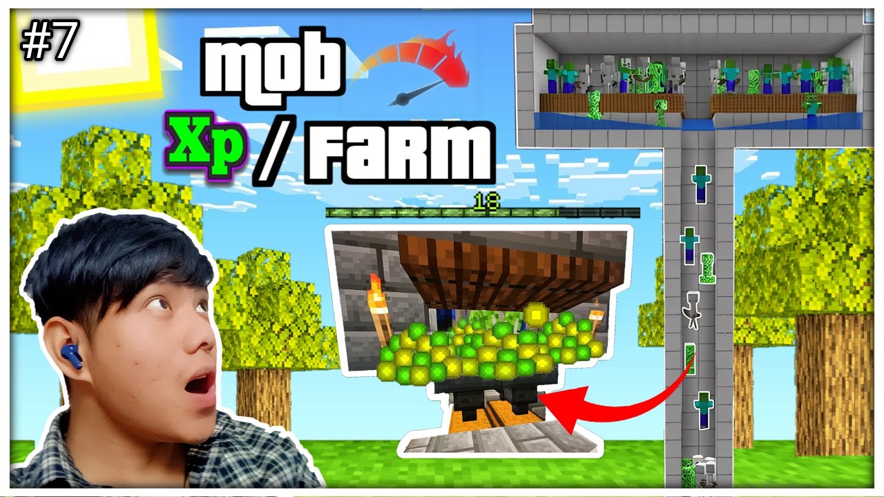 I Made UNLIMITED XP Farm In minecraft Servival world Part 7 - YouTube
