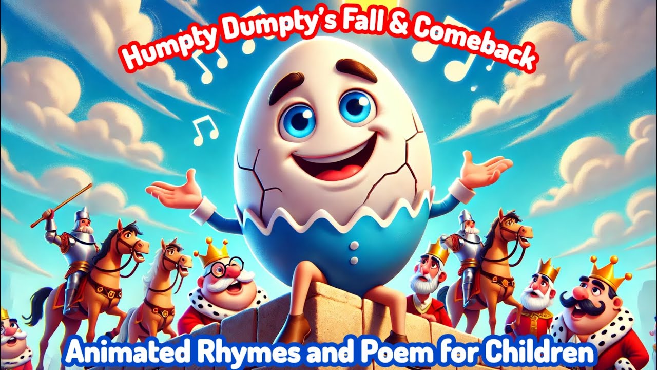 Humpty Dumpty Nursery Rhyme | Humpty Dumpty Sat On A wall | Humpty ...