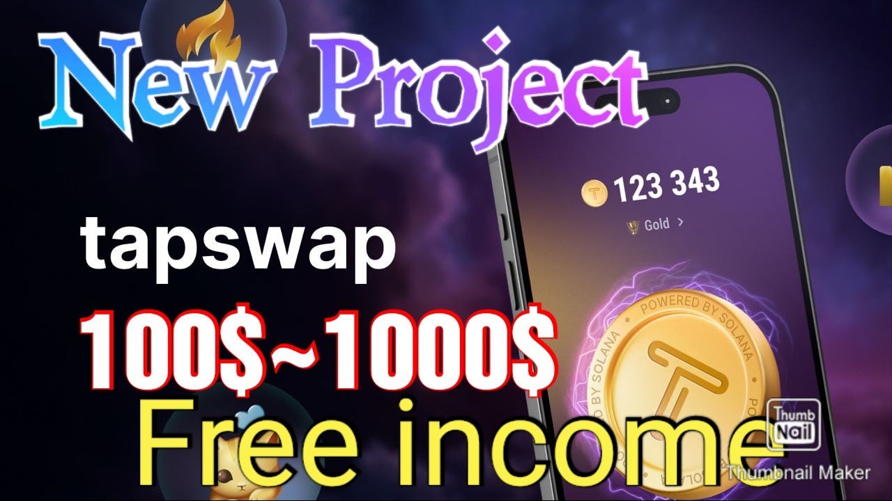 Tapswap New 1000$ earning project. - YouTube