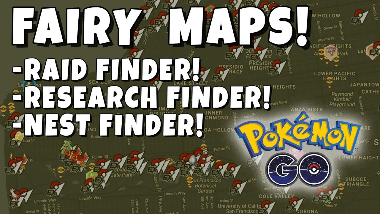 BEST WAY TO FIND EX GYMS, SHINY NESTS & RESEARCH! FairyMaps Free Raid ...
