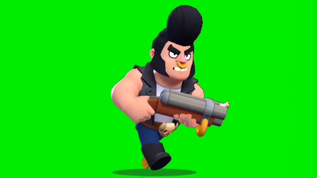 Bull Running Brawl Stars - Green Screen - YouTube