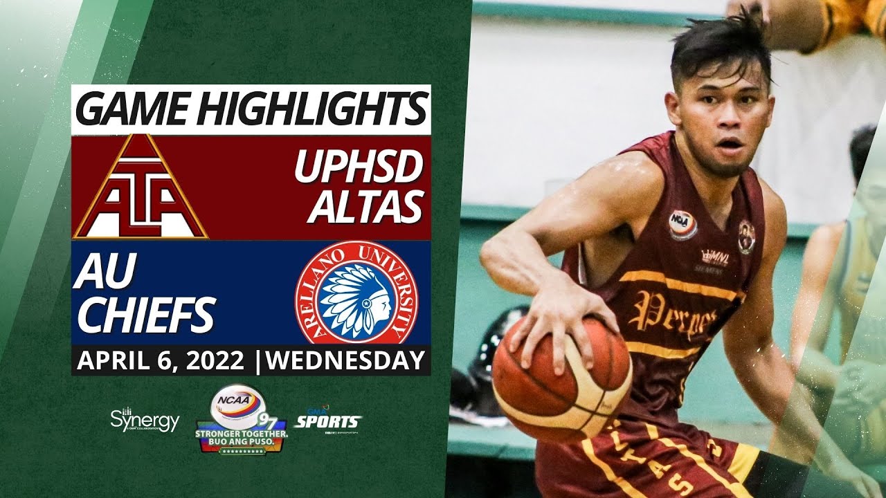 UPHSD Altas vs AU Chiefs | NCAA Season 97 GAME HIGHLIGHTS | April 6 ...