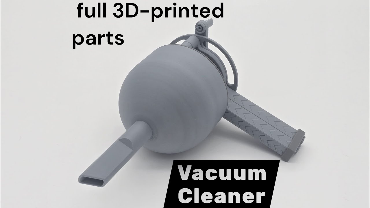 A fully functional 3D-printed vacuum cleaner - YouTube