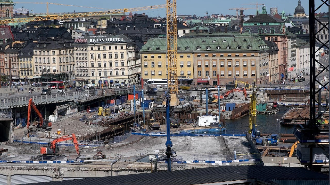 Stockholm Slussen & Gamla Stan Maj 2018 UHD 4K - YouTube