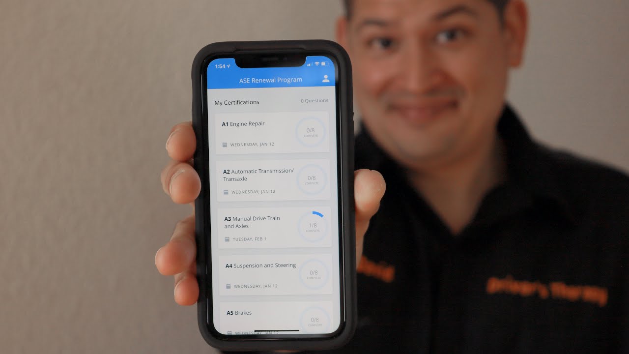 ASE Renewal App Review | Recertification Made Easier? - YouTube