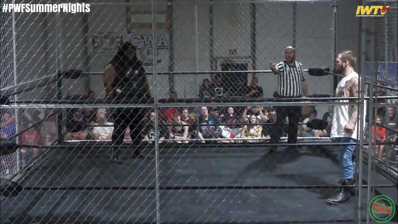 Mason Myles (c) vs Bojack - Cage Match - PWF Undisputed Championship # ...