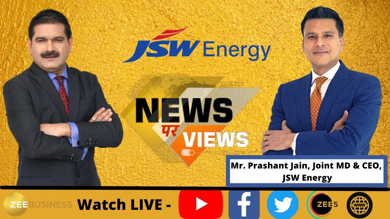 JSW Energy, Joint MD & CEO, Prashant Jain In Exclusive Conversation ...