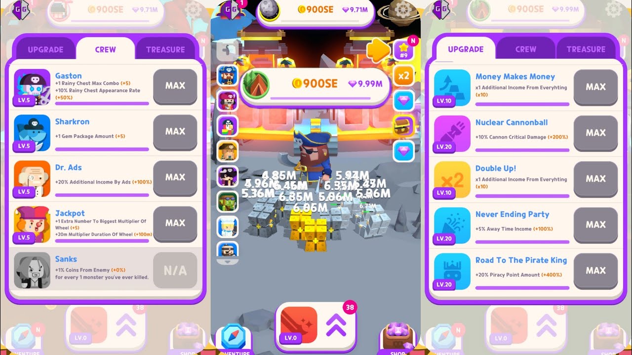 Pirate Inc - Idle Clicker Tycoon | Unlimited Coin & Gem , Unlock all ...