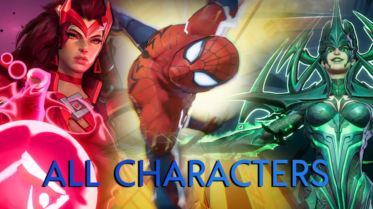 Marvel Rivals - All Characters in the Alpha Test - YouTube