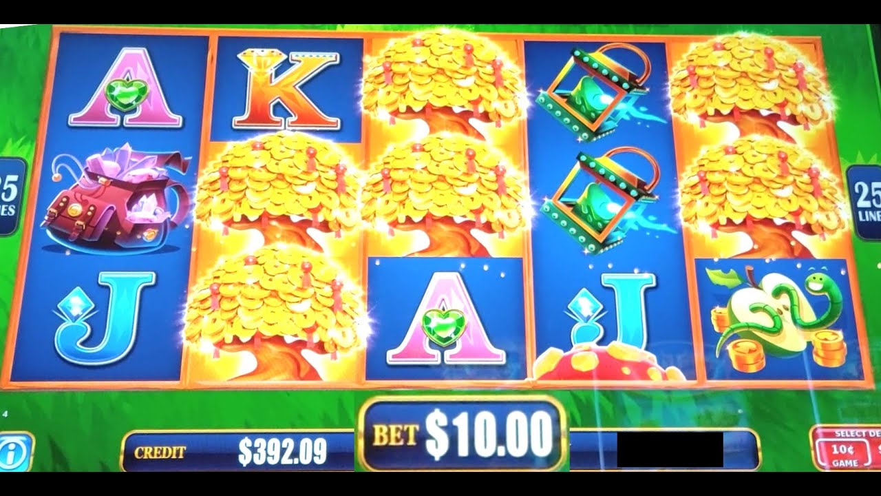 $5-10 bets golden strike pokie wins - YouTube