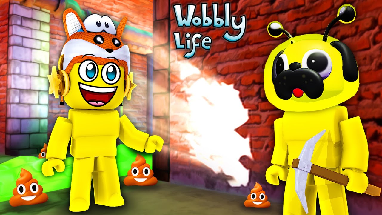 Wobbly life - Descobri a PASSAGEM SECRETA do ESGOTO - YouTube