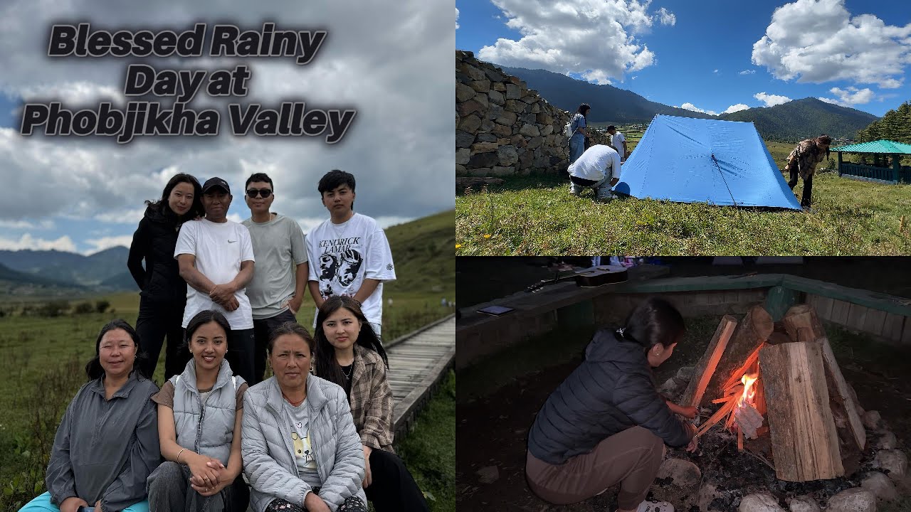 Blessed Rainy Day At Phobjikha | Gangtey Eco-Camp | Family Trip - YouTube