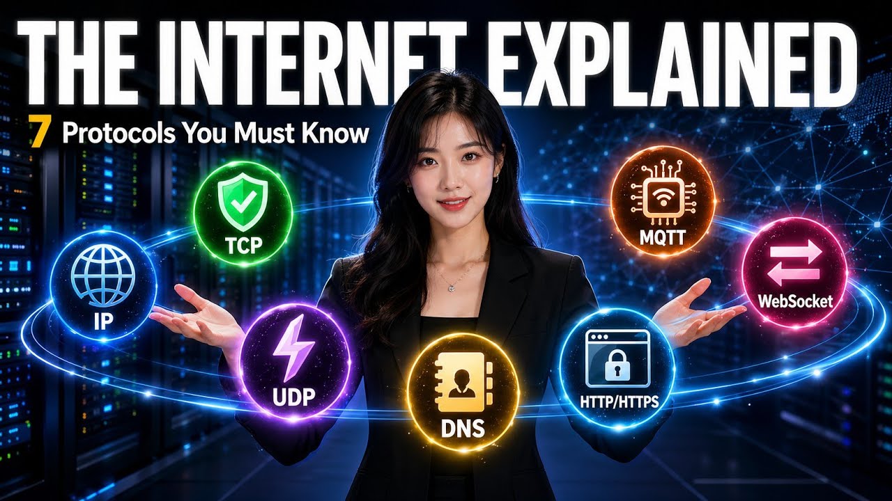 Internet Protocols Explained: TCP, UDP, IP, DNS, & HTTP - YouTube