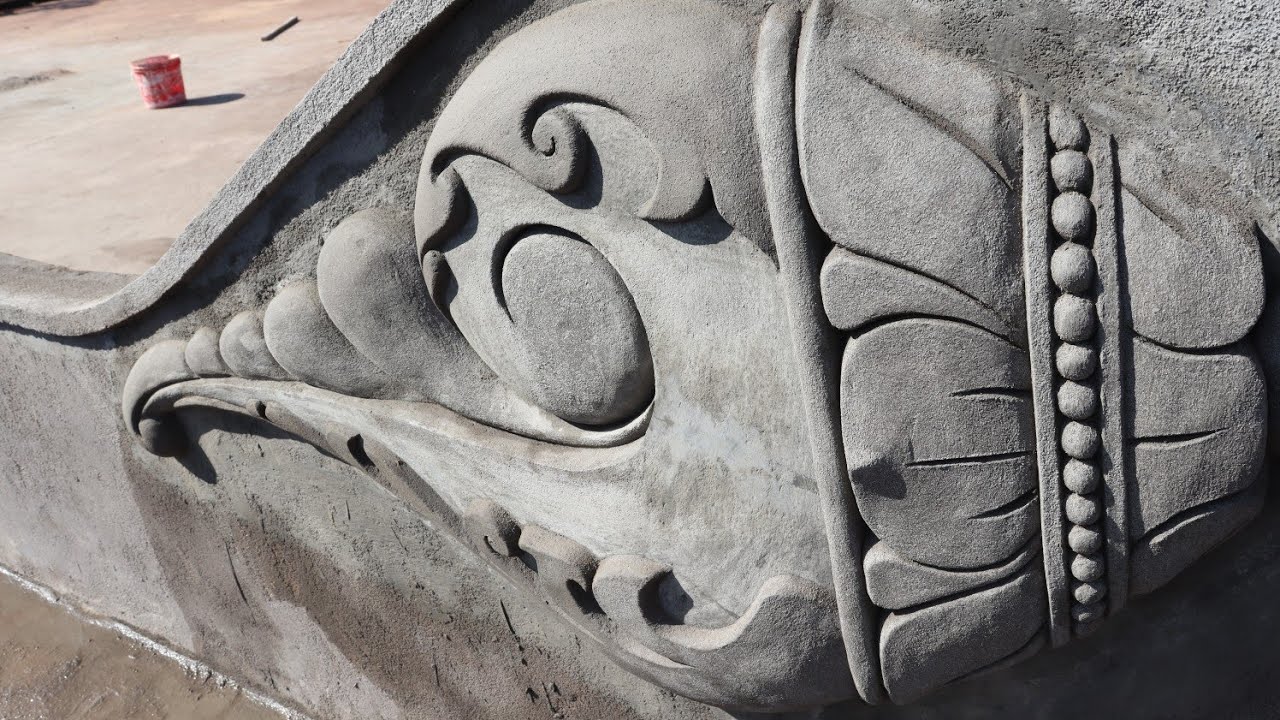 Sankha Cement Designs Temple Front Parapet ll Art No-88 - YouTube