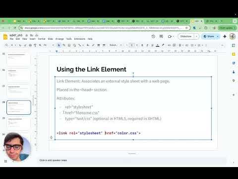 IS247 - Chapter 3 - Configuring color and text with CSS - YouTube