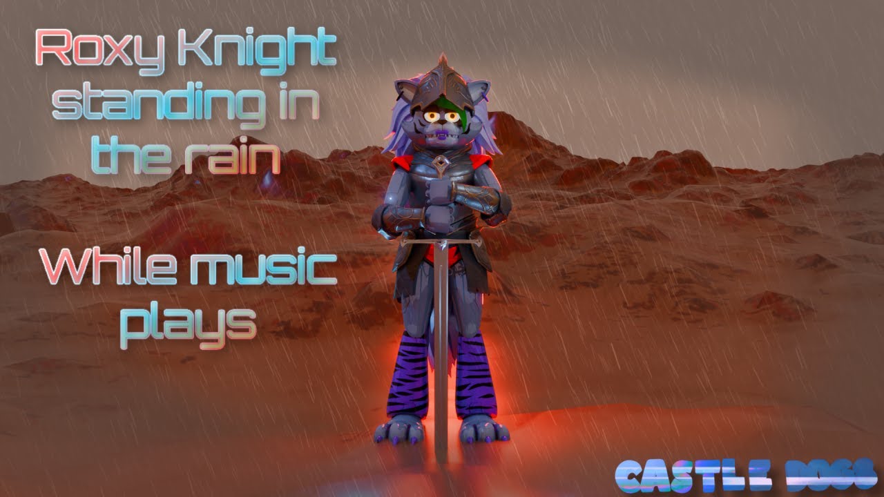 Knight Roxy Standing In Rain while For Honor S1 theme and The last ...