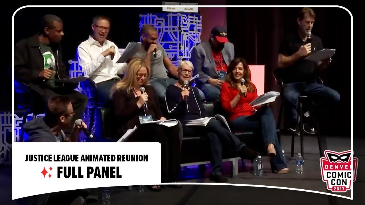 Justice League "Animated Reunion Panel" Video - YouTube
