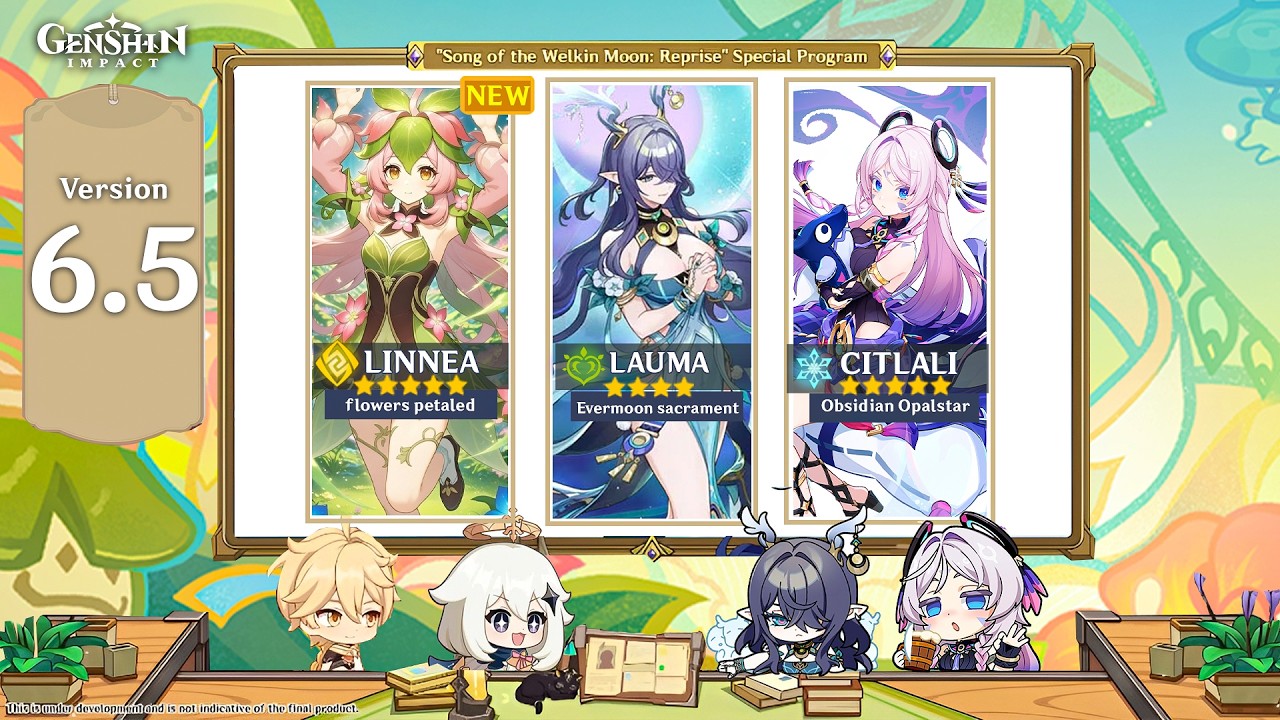JUST IN! 6.5 BANNERS ARE HERE! + LINNEA KIT INFO! DONT MISS - Genshin ...