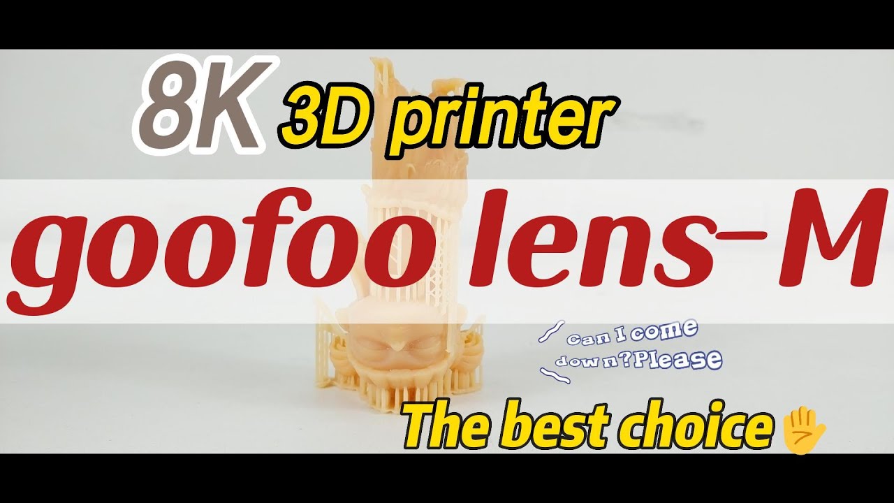 Goofoo 8K Len-M 8K 3d Printer Perfect For You! - YouTube