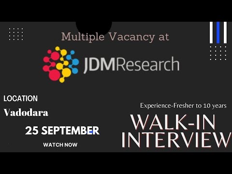 Pharma job alert ⚠️ | Walk-in on 25th| JDM Scientific research ...