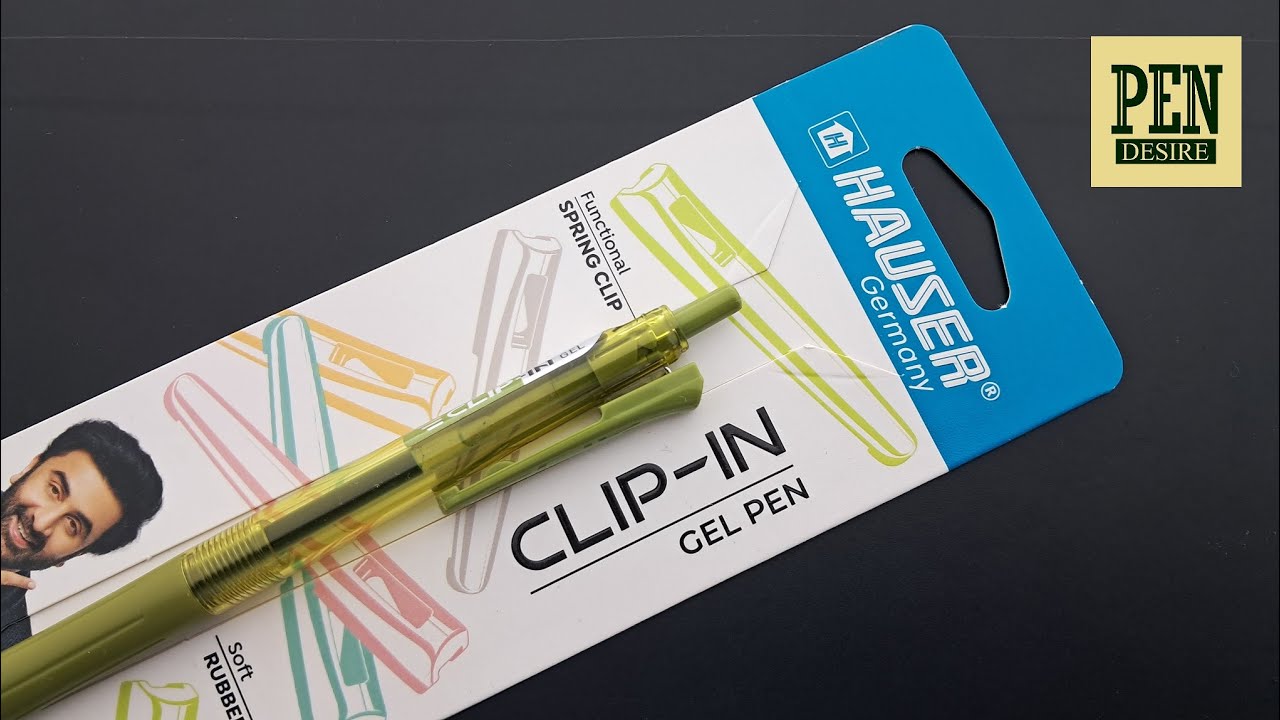 Hauser Clip In Gel Pen an INR 40 Pen - 742 - YouTube