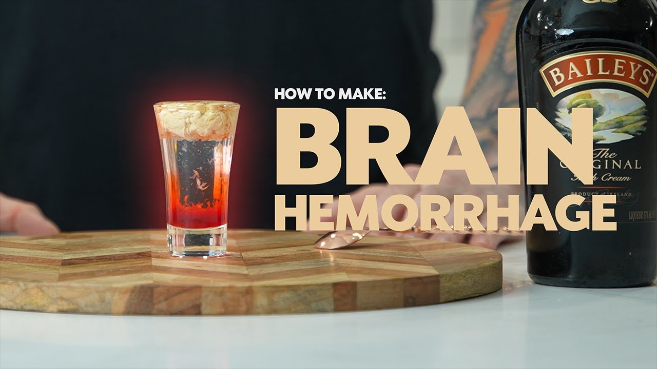 How To Make The Brain Hemorrhage Shot - YouTube
