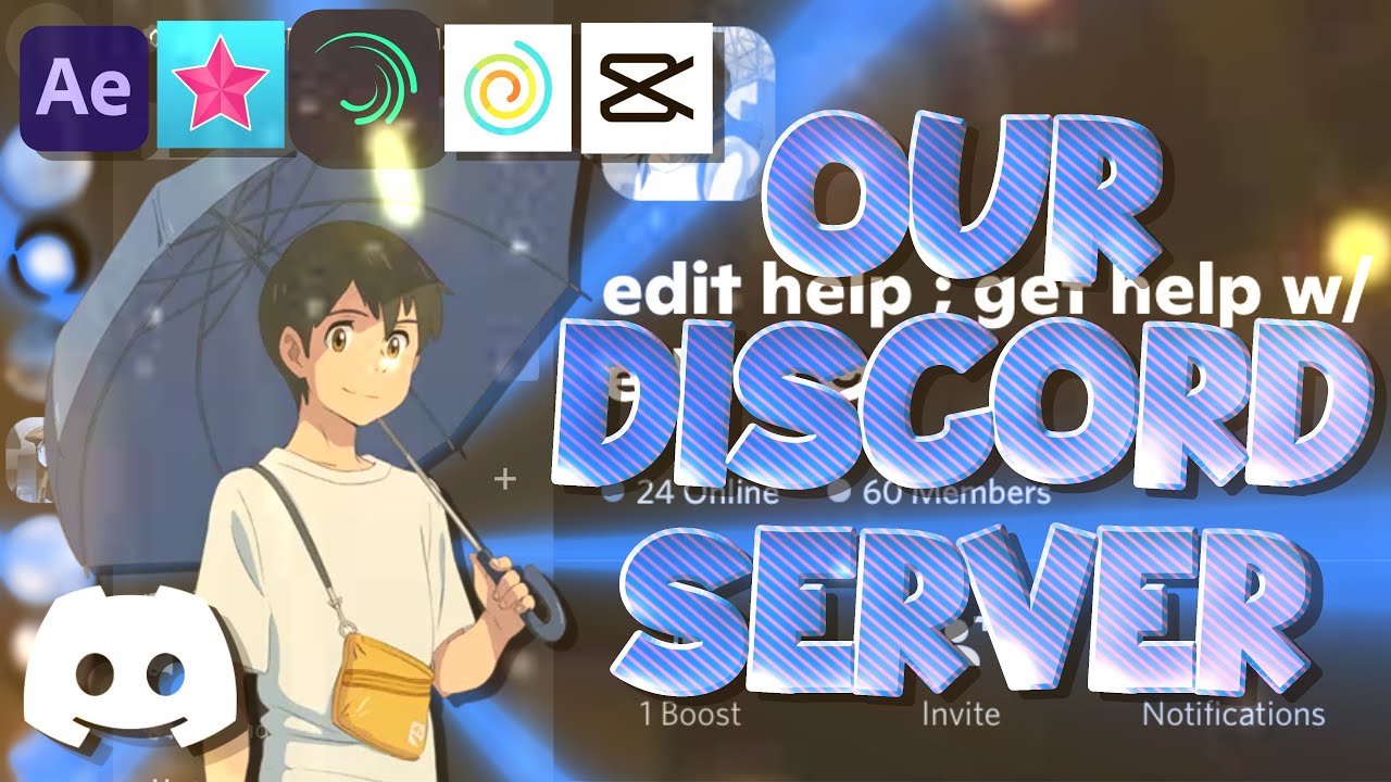Edit Help: Our Discord Server! (Join to get help with your edits) - YouTube
