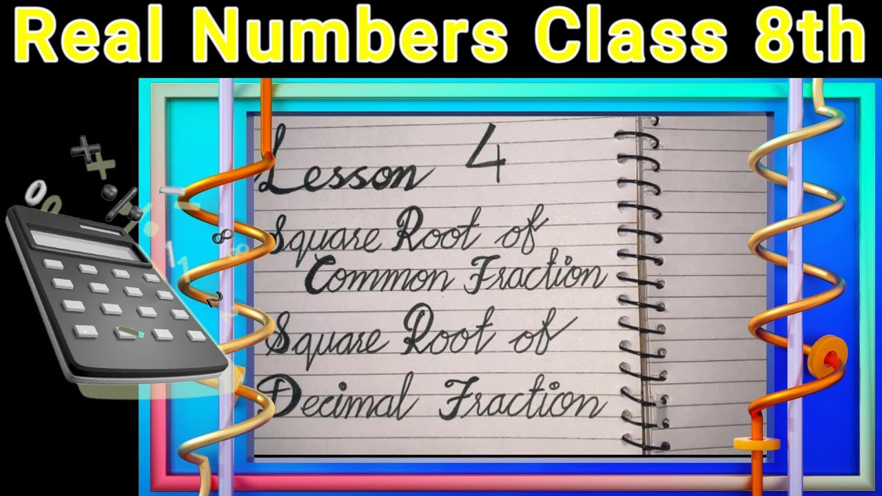 How to learn Maths Operations | Real numbers class 8th | Lesson 4 ...