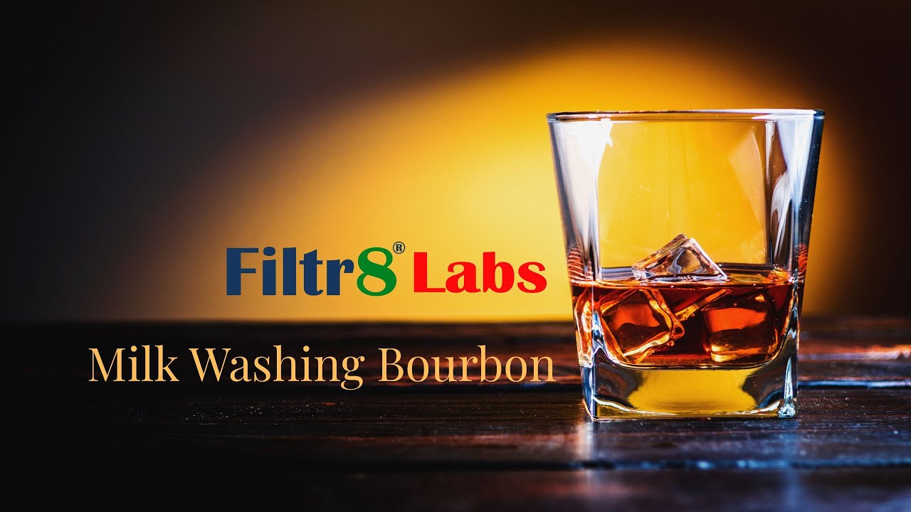 Milk Washing Bourbon Demonstration - YouTube