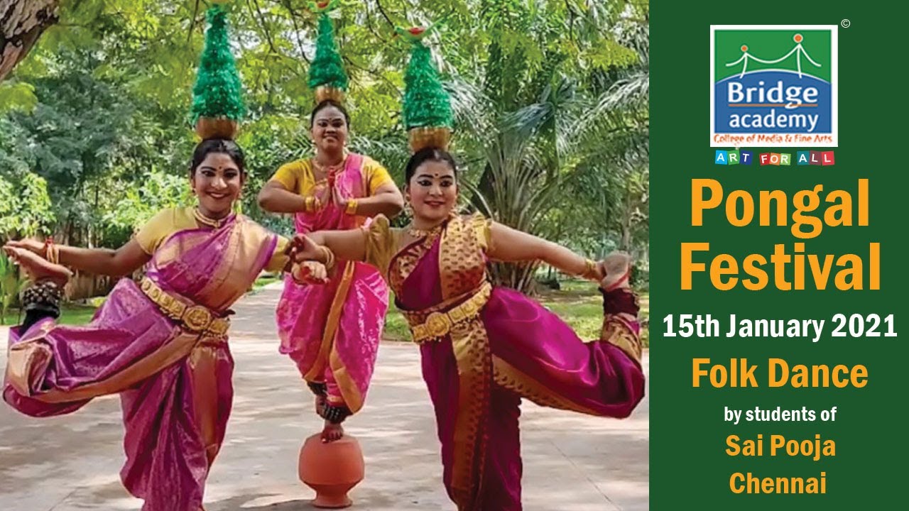 Folk Dance | Karagam | Pongal Festival 2021 | Students of Saipooja ...