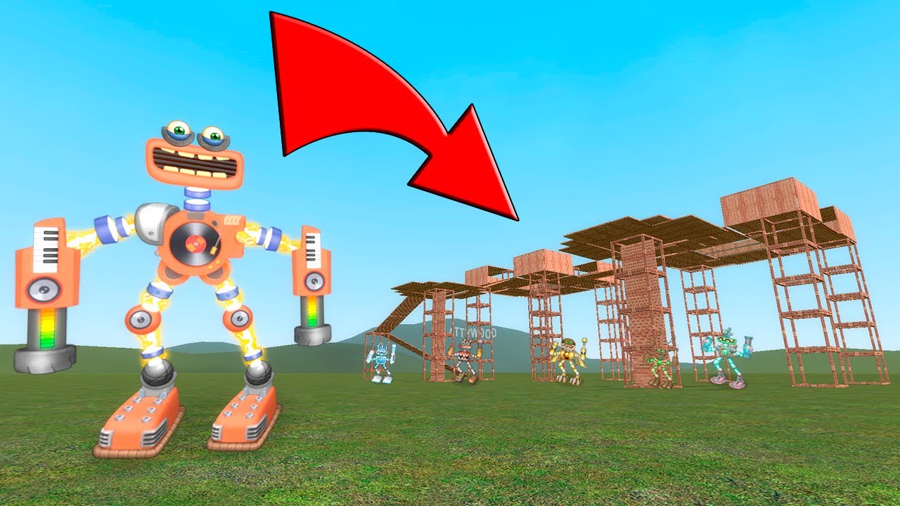 MY SINGING MONSTERS All Fanmade Wubbox vs Towers in Garry's Mod Part 28 ...