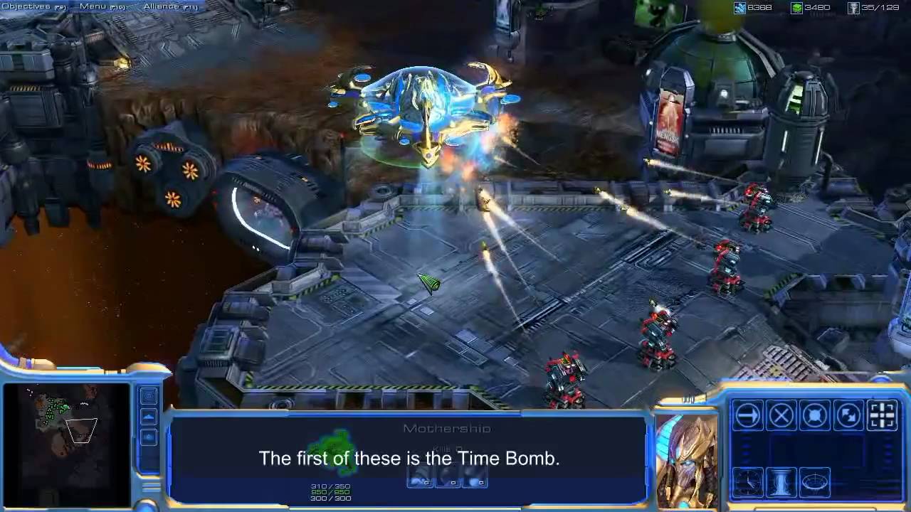 Starcraft 2 Mothership Special Abilities - YouTube